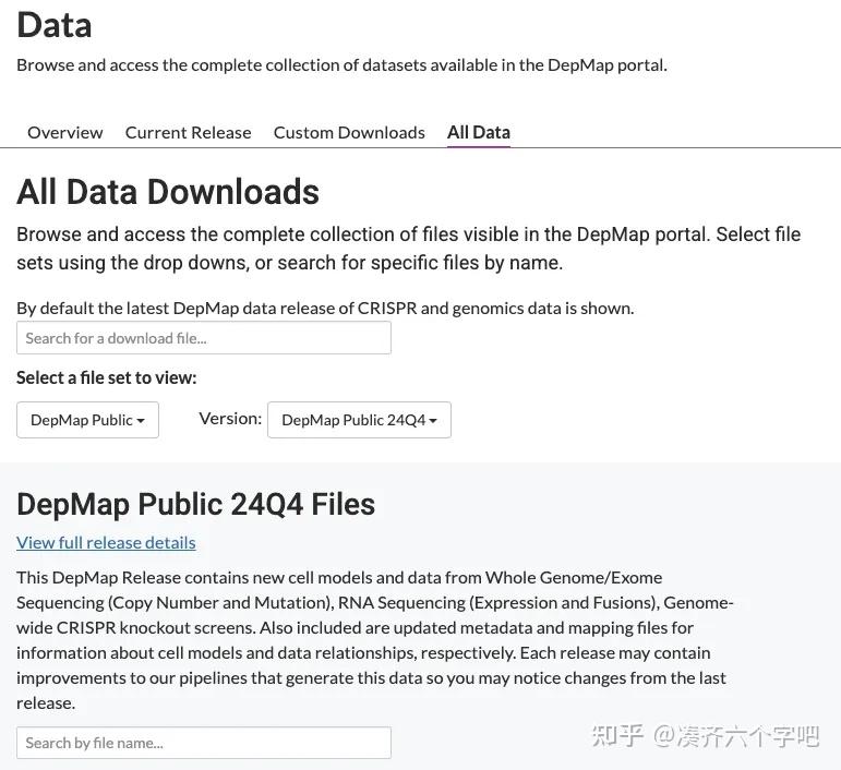 Dependency Map(DepMap)数据库学习 - 知乎