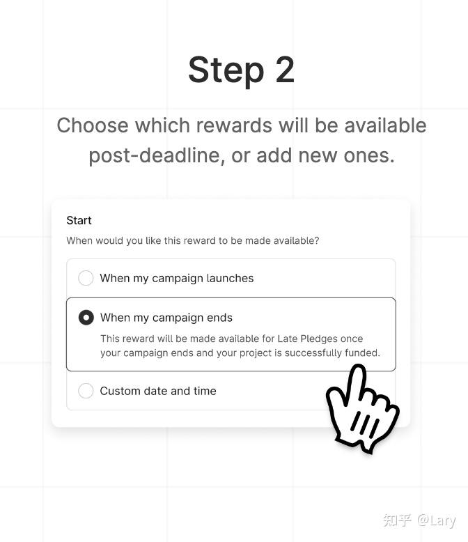 Kickstarter上线Late Pledges！详细介绍及操作细节！ - 知乎