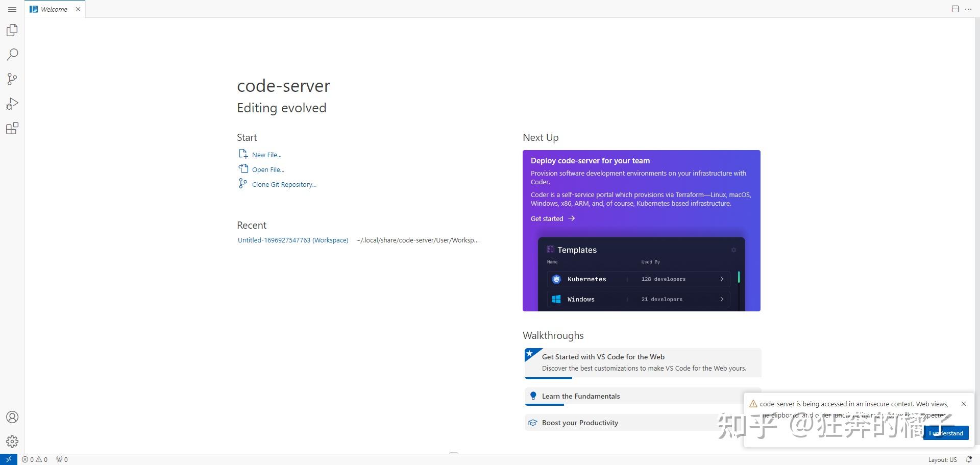 Code-server—VSCode服务器版部署 - 知乎