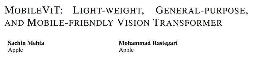 MobileViT：适用于移动设备的轻量级通用视觉Transformer - 知乎