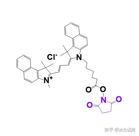 生物标记和荧光成像的试剂sulfo CY3.5 NHS水溶性花青素CY3.5活性酯 - 知乎