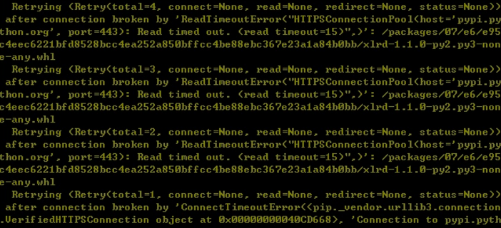 Python中如何更新pip以及解决超时的问题 - 知乎