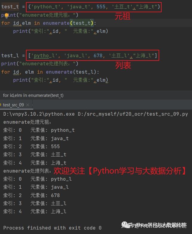Python基础：enumerate和for有什么区别？ - 知乎