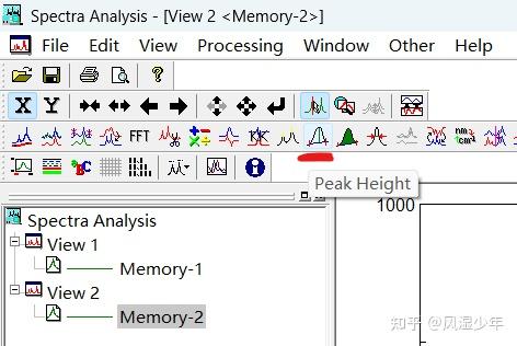 用spectra manager测量相对强度比（峰高？） - 知乎