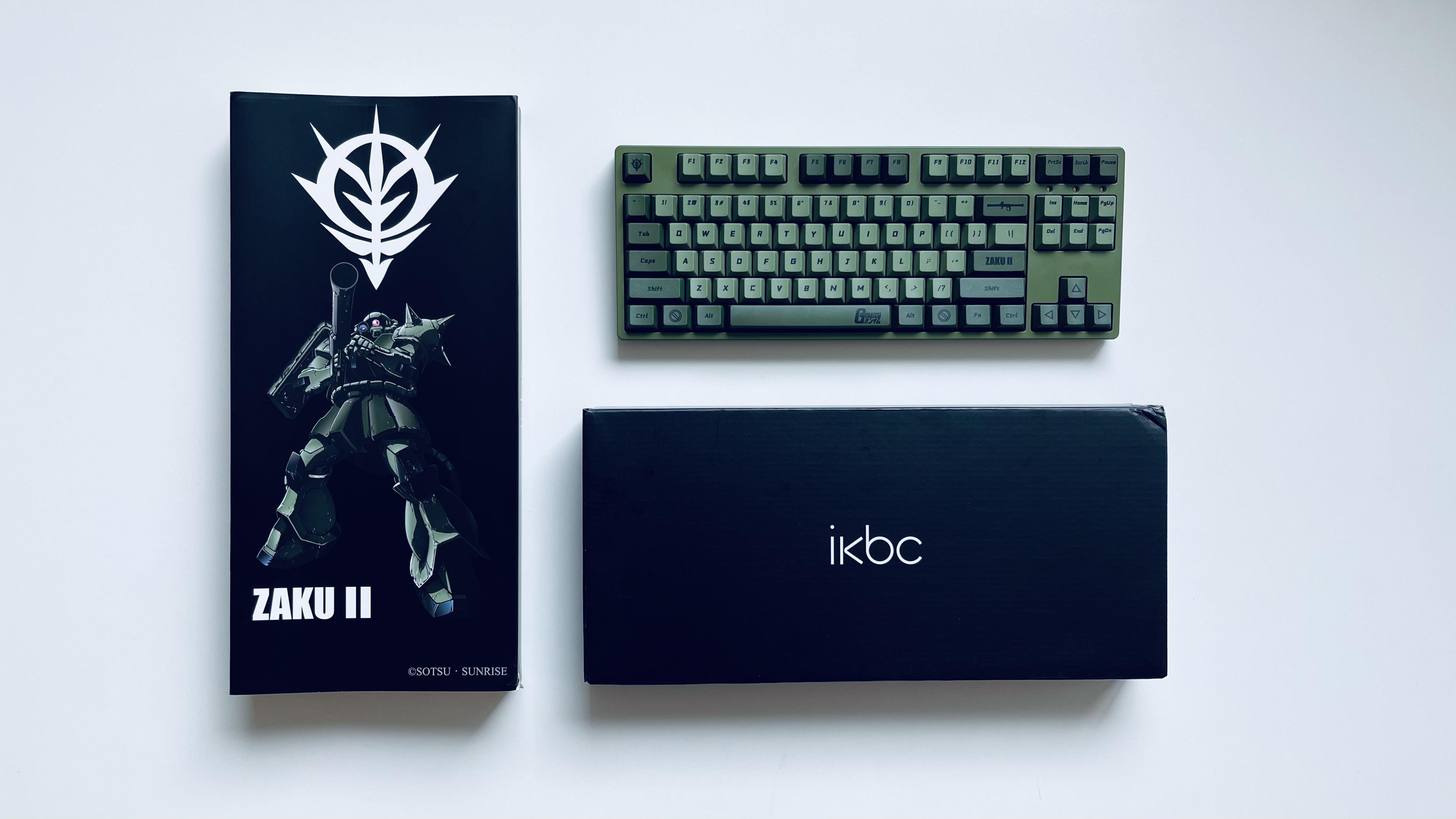 ikbc高达联名，ZAKU II机械键盘开箱