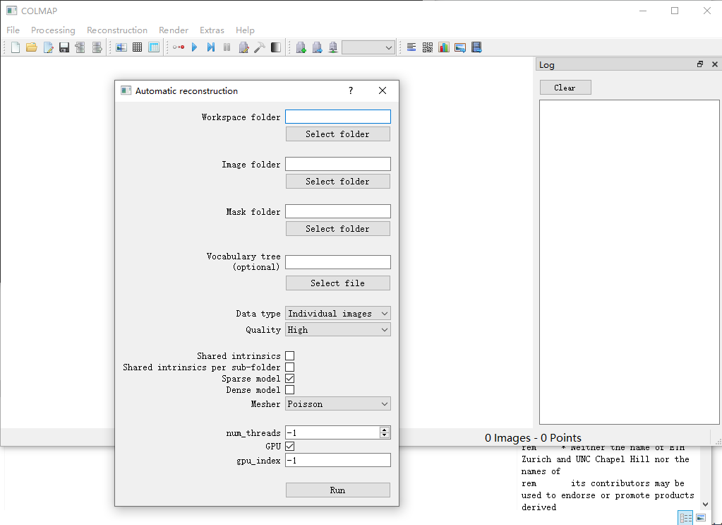 colmap的安装与基本使用 - 知乎