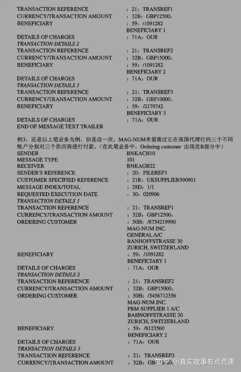 SWIFT MT101客户汇款和支票 - 知乎