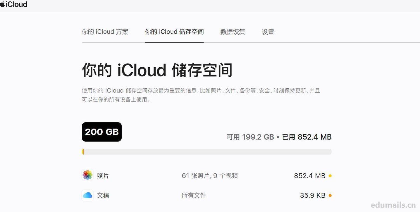 苹果Apple iCloud教育版200GB云盘永久账号分析经验 - 知乎