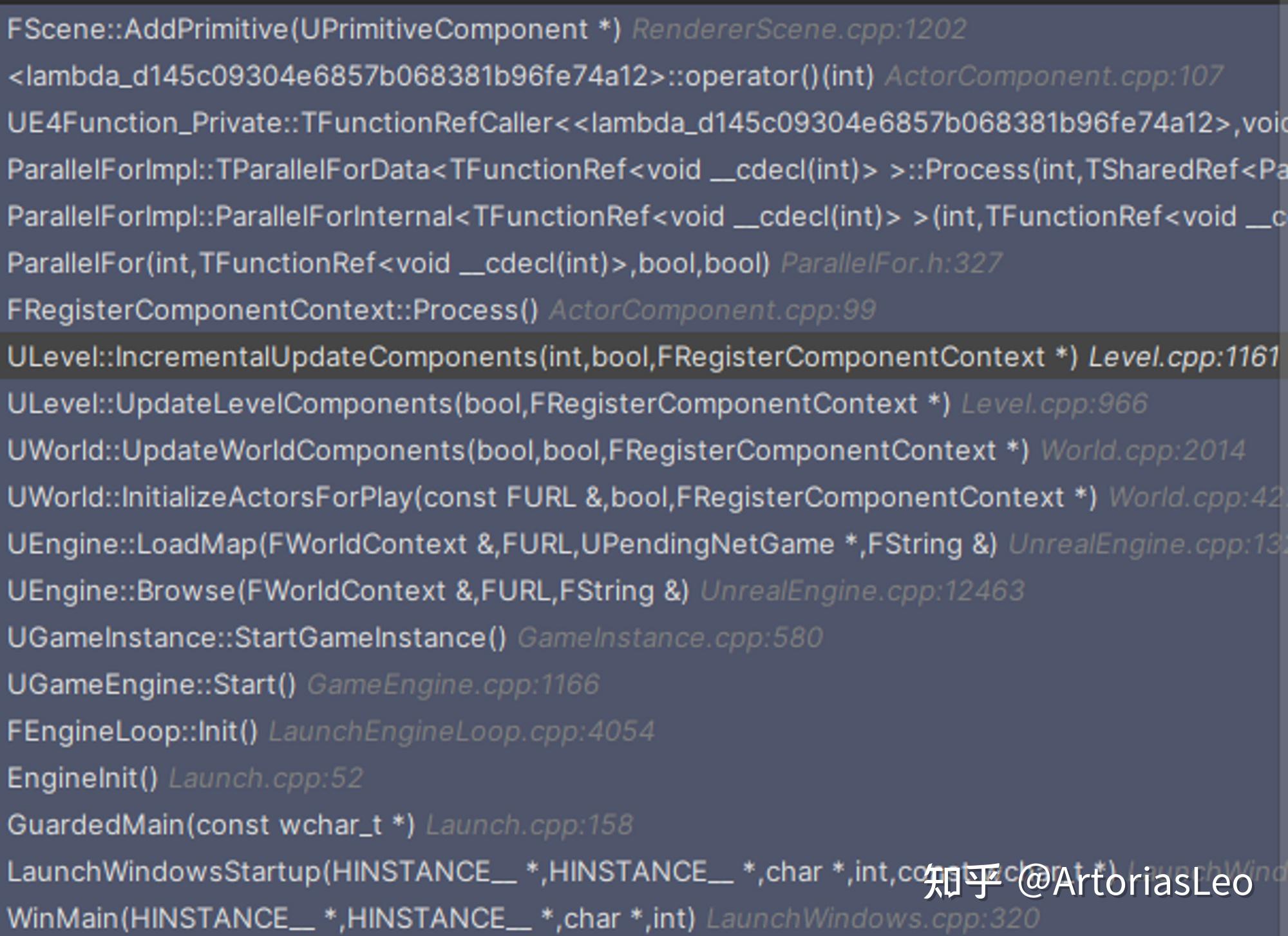 UE4 从Tick到Rendering - 知乎