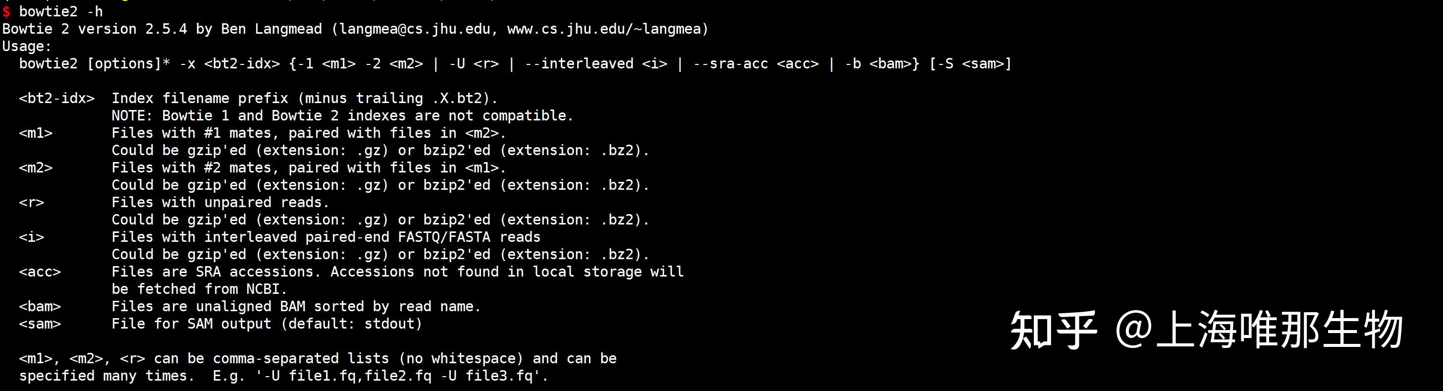 Reads比对工具Bowtie2软件的使用 - 知乎