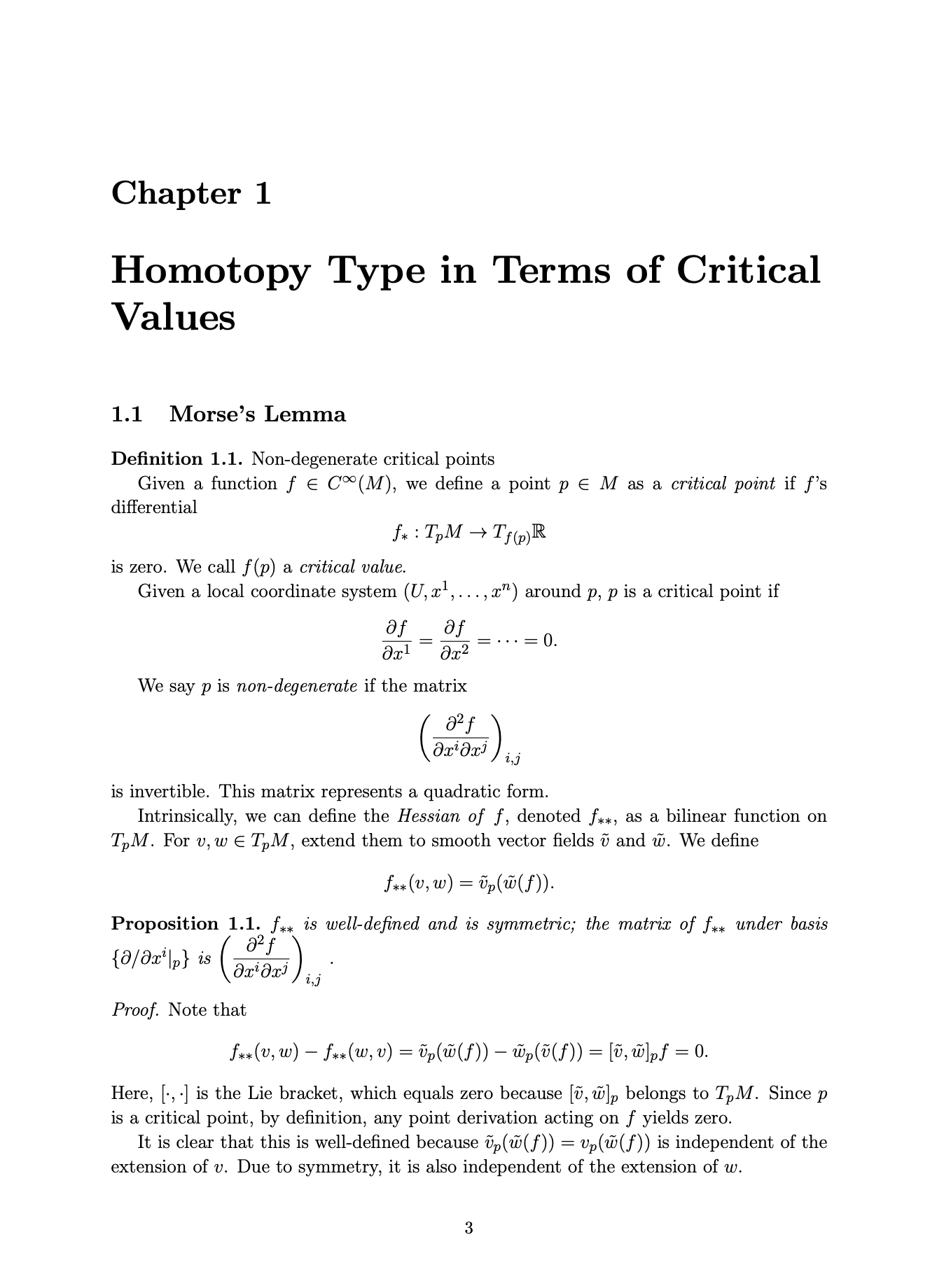 对Milnor: Morse Theory的整理 - 知乎