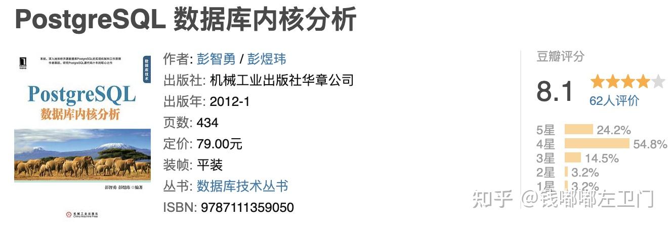 10本 PostgreSQL 学习书籍推荐 - 世界读书月 - 知乎