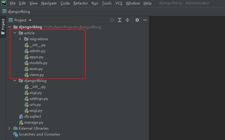 Python + Django4 搭建个人博客（四）: 创建APP和项目配置 - 知乎
