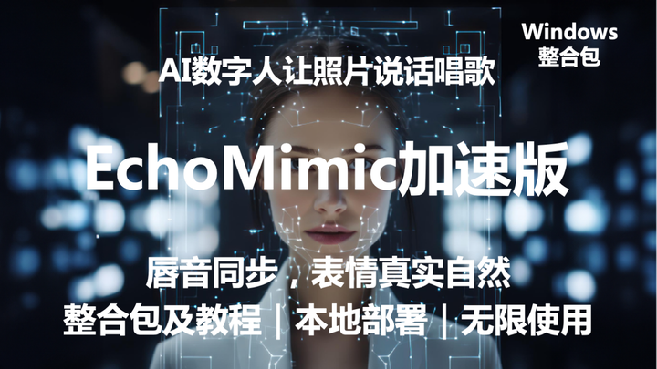 【一键整合包及教程】AI照片数字人工具EchoMimic技术解析 - 知乎