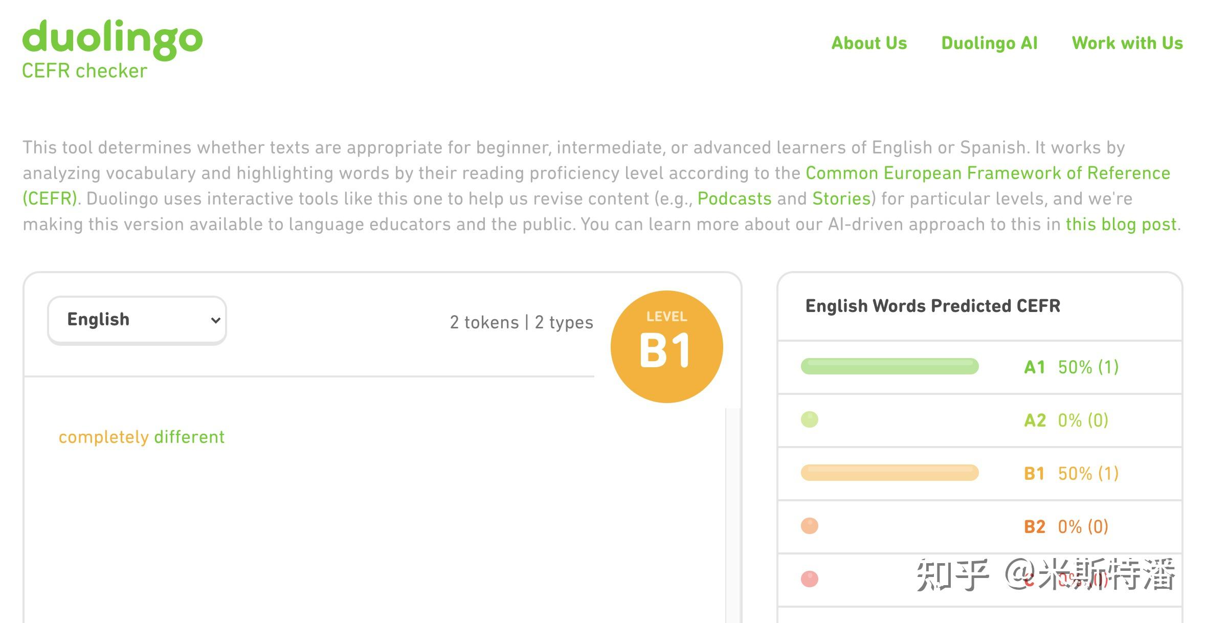 多邻国 CEFR Checker 网站打不开了？有大神知道哪里能检查写作答案的CEFR级别么？ - 知乎