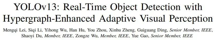 YOLOv13来了！清华大学提出最强实时目标检测算法 - 知乎