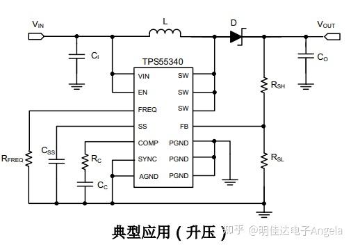 电源开关 TPS55340PWPR 内部 5A、40V 低侧 MOSFET 开关 - 知乎