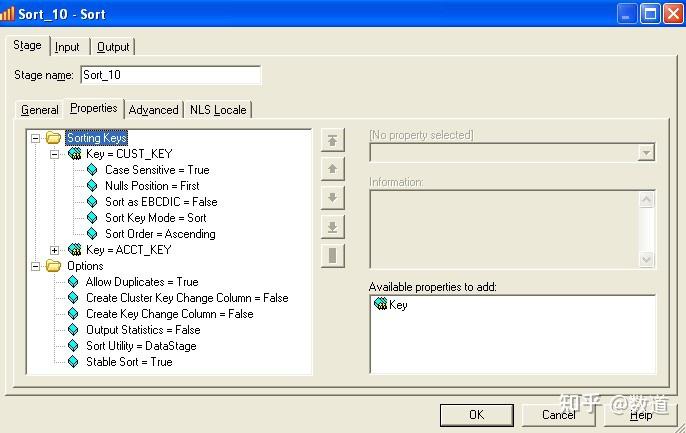 【DataStage】Sort Stage - 知乎