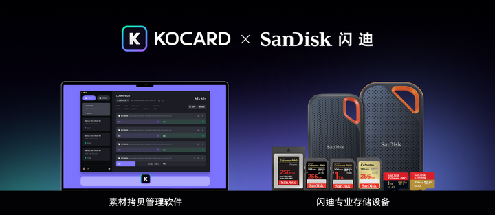 阅流旗下KOCARD X SanDisk闪迪｜合力打造素材拷贝存储新体验 - 知乎