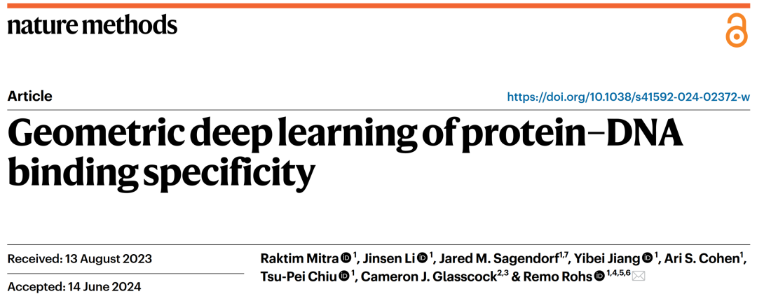 Nat. Methods | 利用几何深度学习预测蛋白质与DNA结合特异性 - 知乎