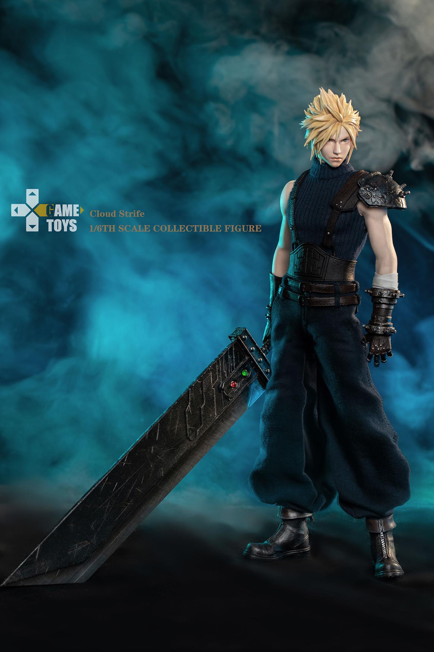 GAMETOYS《FF7》1/6克劳德：65cm的超大摩托车帅哭了！ - 知乎