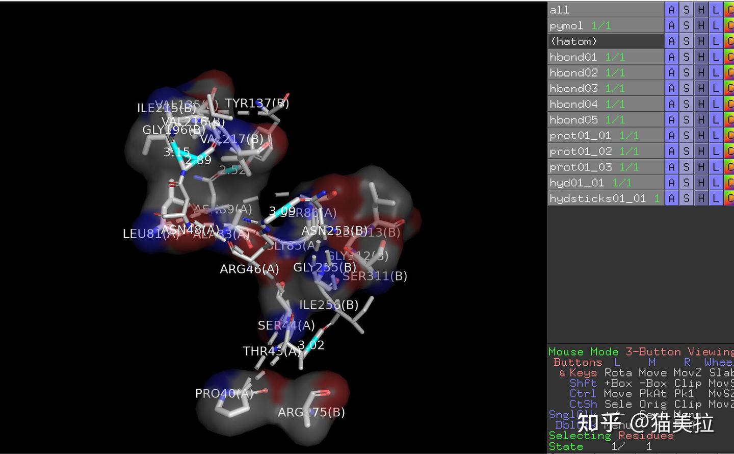 分子对接结果可视化：LigPlot的安装和作图 - 知乎
