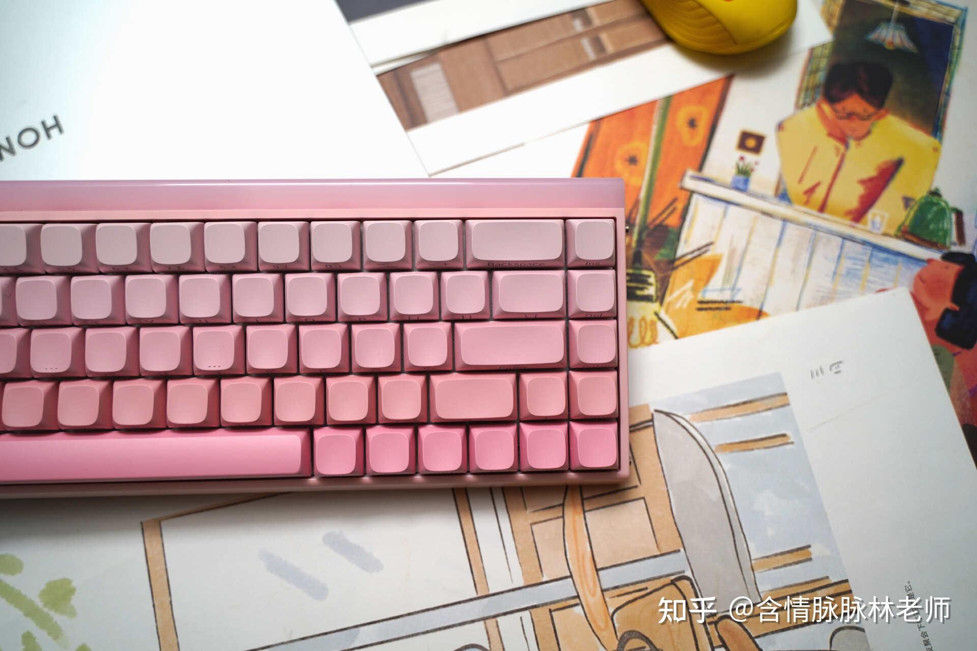 粉粉嫩嫩，这把狼蛛HERO 68HE 磁轴键盘好用哦 - 知乎