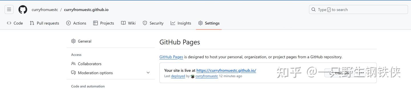 使用github.io制作你的个人学术主页 - 知乎