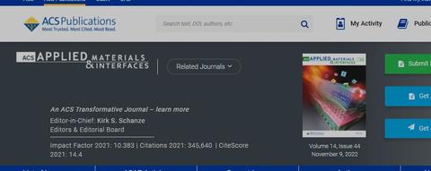 《ACS Applied Materials & Interfaces》怎么样？是水刊吗？ - 知乎