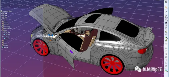【汽车轿车】Tesla-concept概念汽车模型3D图纸 CATIA设计 附STP - 知乎