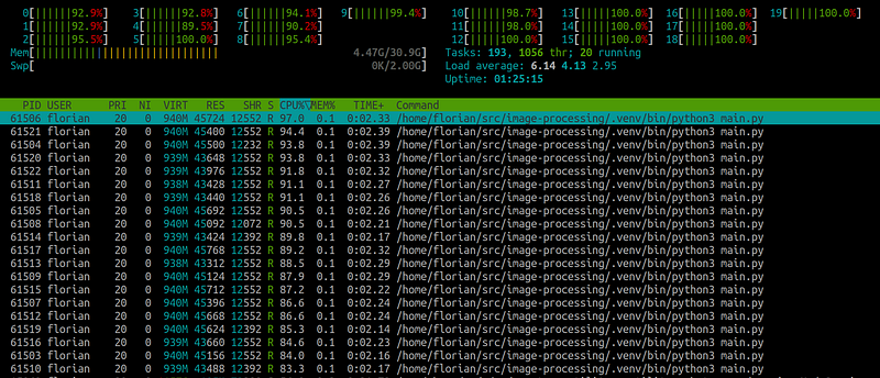 【Python】如何在秒级内处理10K图像 - 知乎