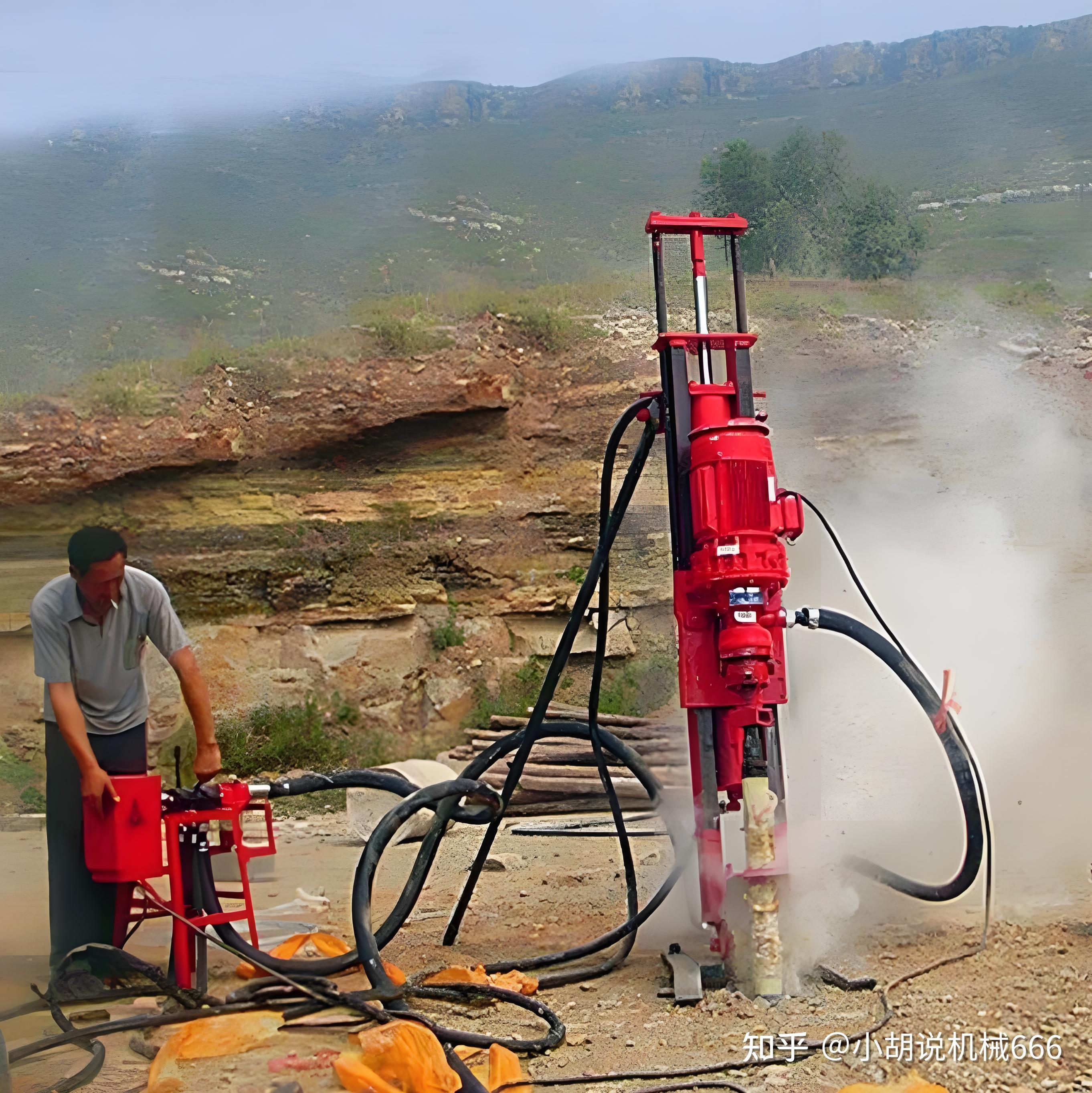 小型履带潜孔钻机 分体式潜孔钻机常见型号 - 知乎