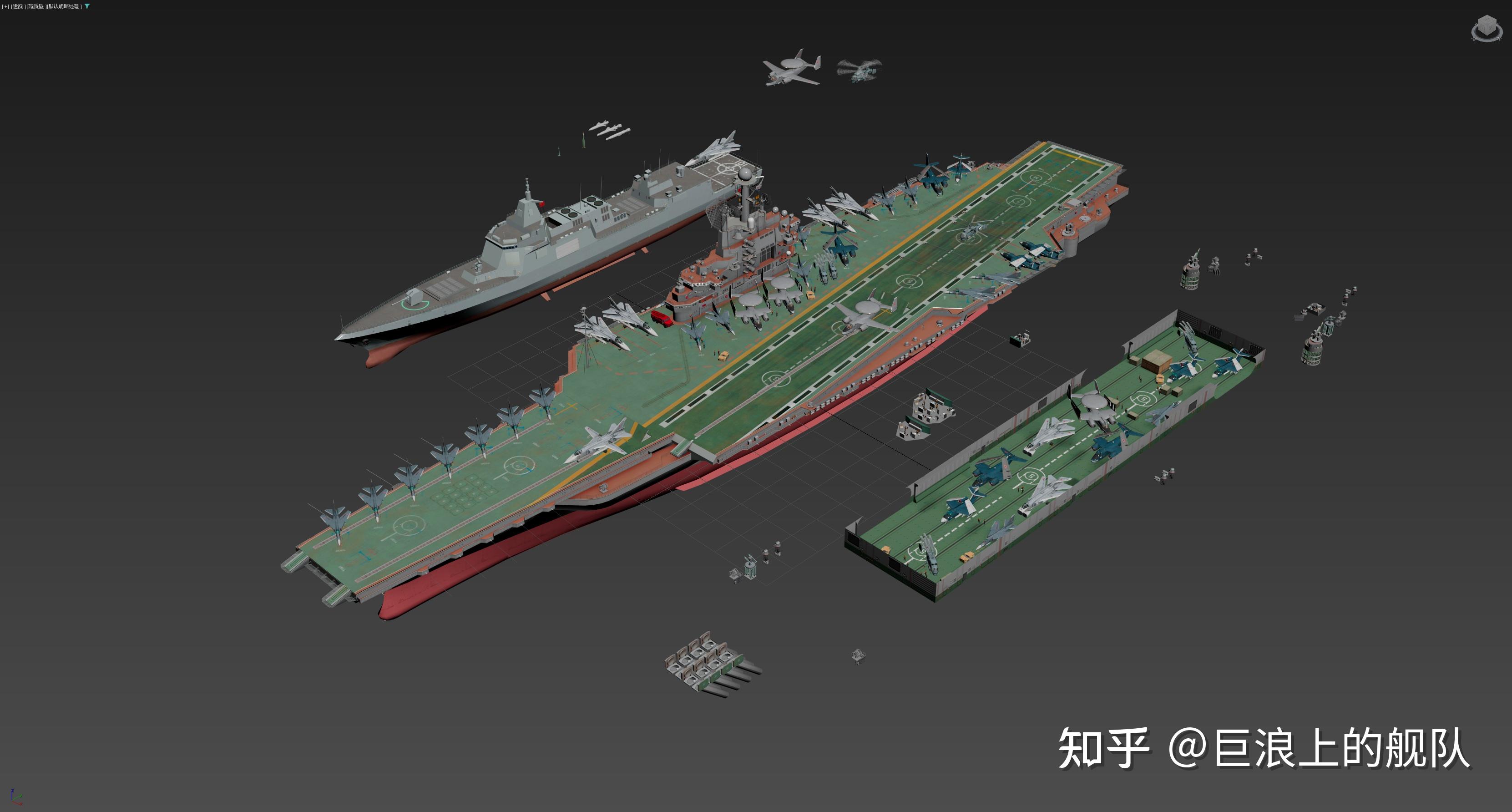 苏联 1160型鹰级 核动力航母 设计案 知乎 3667