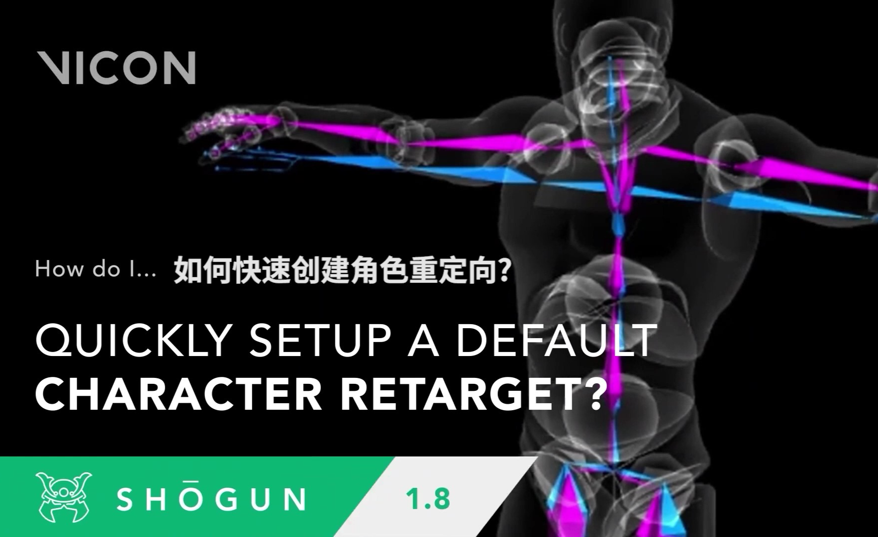 Shōgun教程 | Vicon Shōgun 1.8新增功能——自动重定向设置 - 知乎