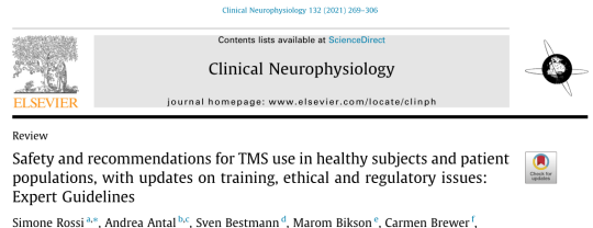 2021年最新国际经颅磁刺激（TMS）安全指南解读（上） - 知乎