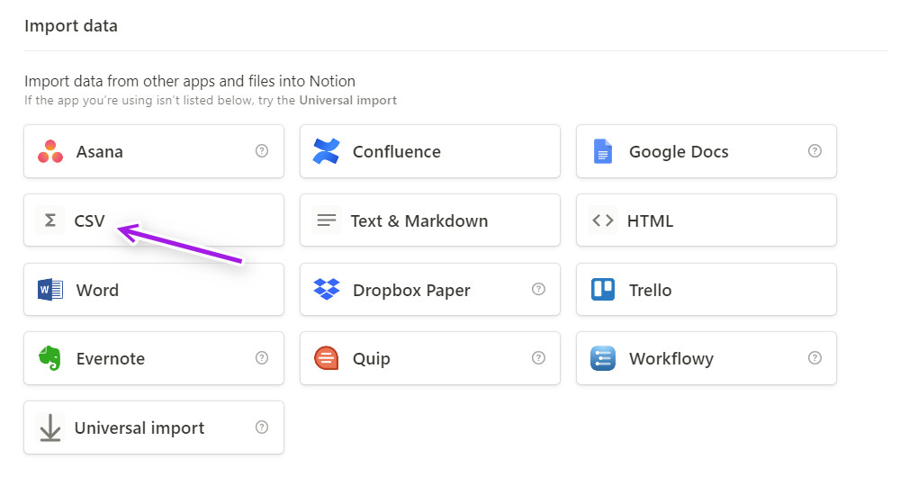 Notion使用教程：Notion数据库教程 – Notion Excel的导入和导出 - 知乎
