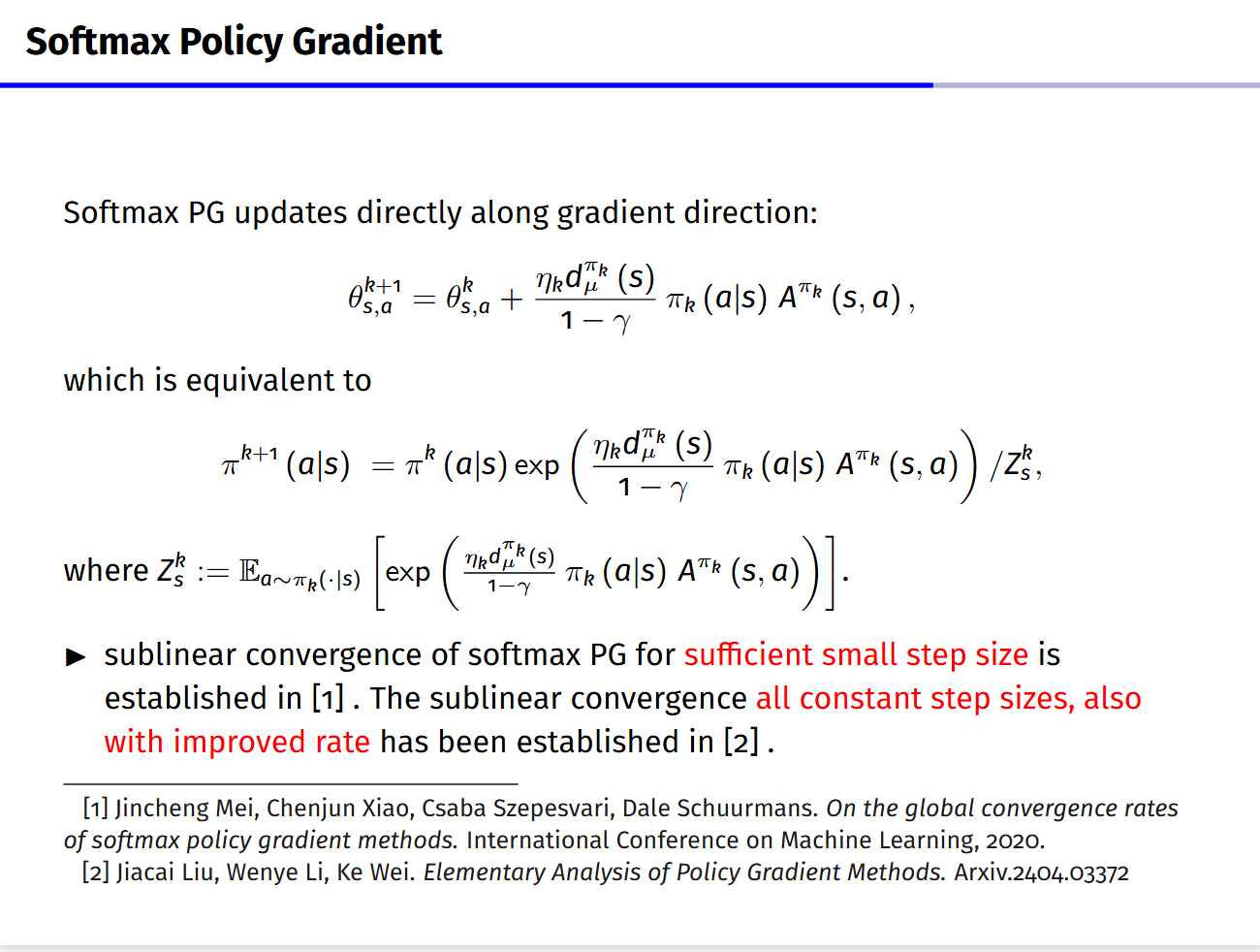 强化学习策略优化算法全局收敛性 Global Convergence Of Policy Optimization Methods - 知乎