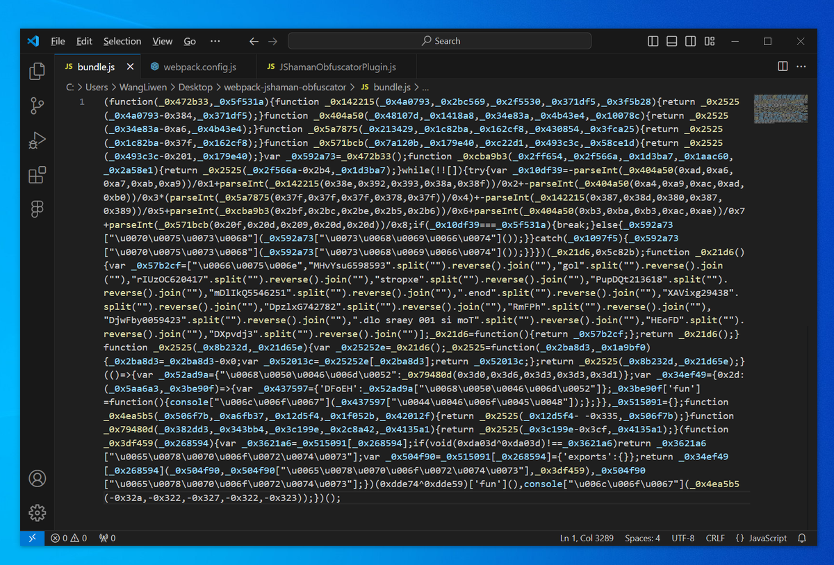 WebPack插件实现：打包之后自动混淆加密JS文件 - 知乎