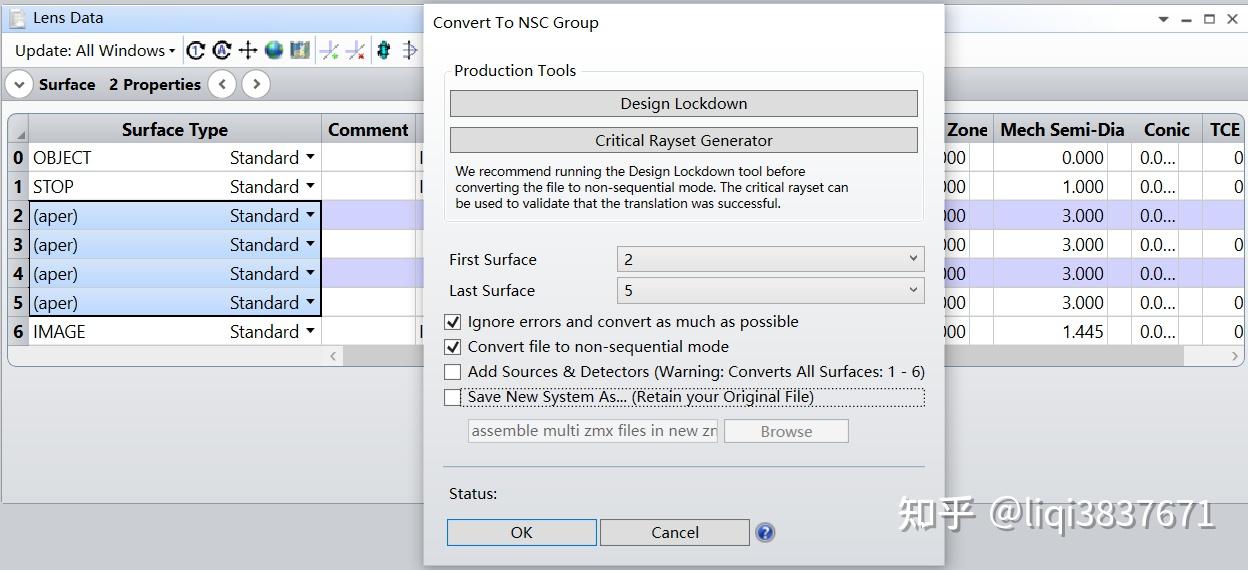 zemax将多个零件zmx文件导入一个新建zmx文件中 - 知乎