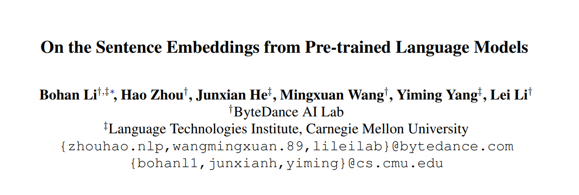 【论文解读】BERT-flow - 知乎