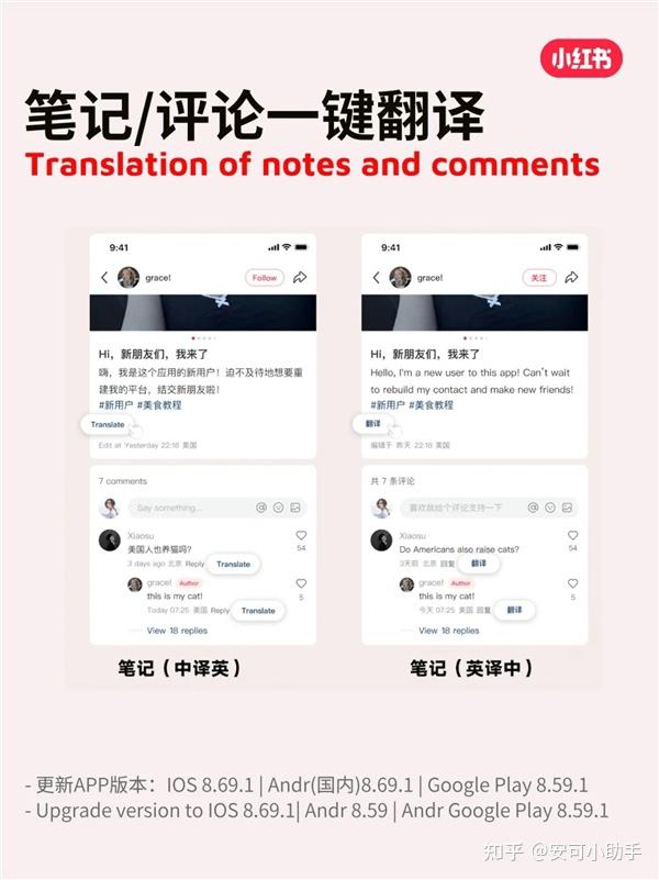 小红书宣布一键翻译功能正式上线！YYDS、U1S1等网络语也能翻 - 知乎