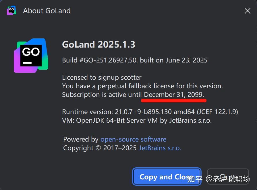 2025 GoLand安装激活教程（附激活码） - 知乎