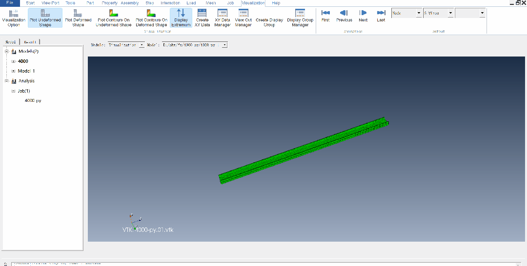 FastCAE—Structure非线性静力分析实例介绍 - 知乎