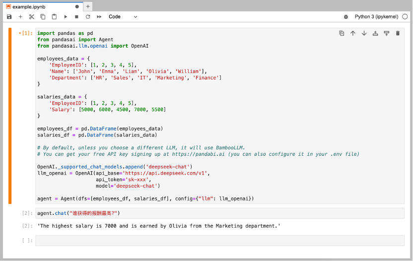 如何使用DeepSeek.V3模型和PandasAI进行数据分析实战？ - 知乎