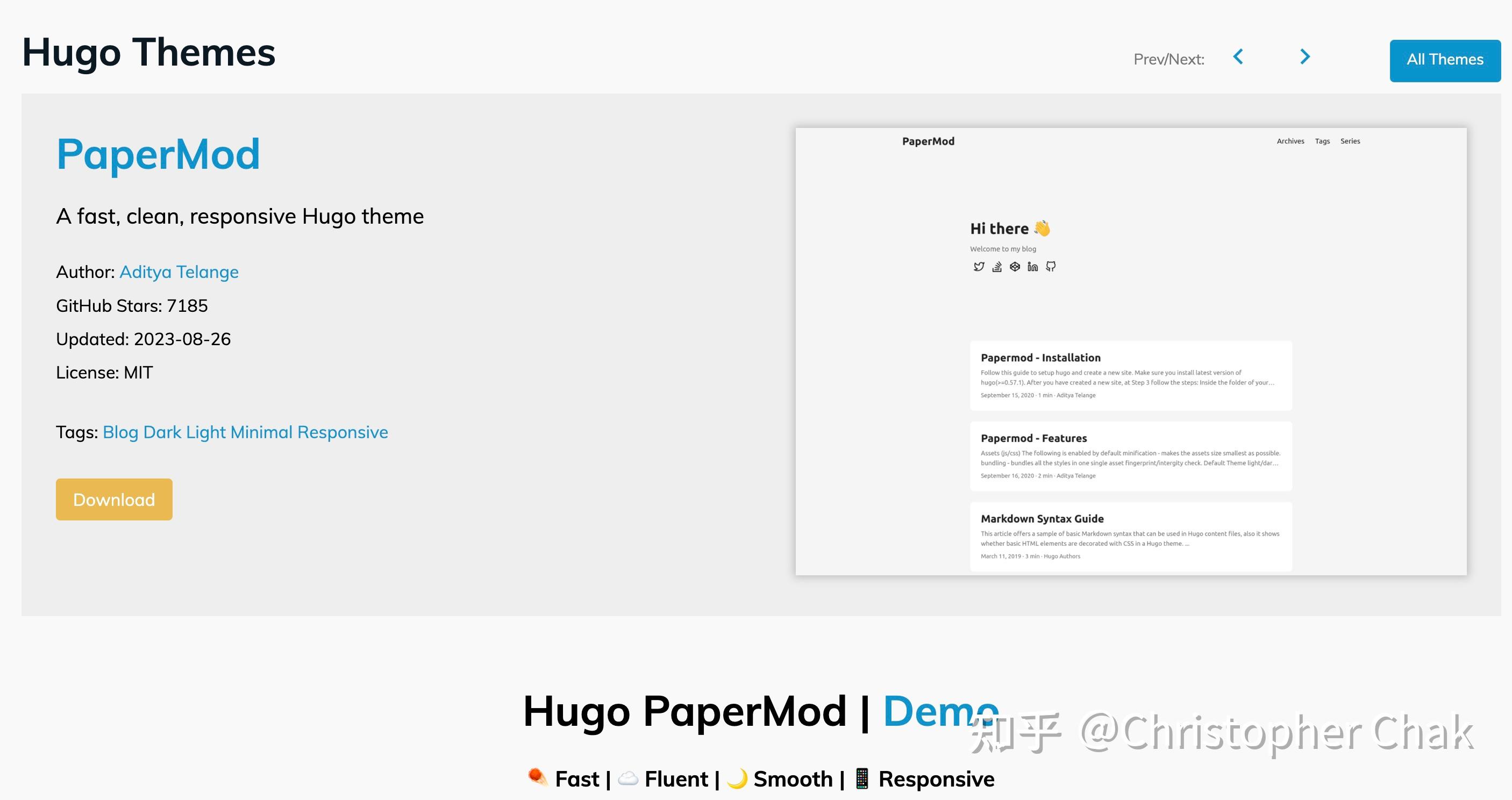 使用Hugo搭建个人博客保姆级教程（下篇）👇🏻 - 知乎