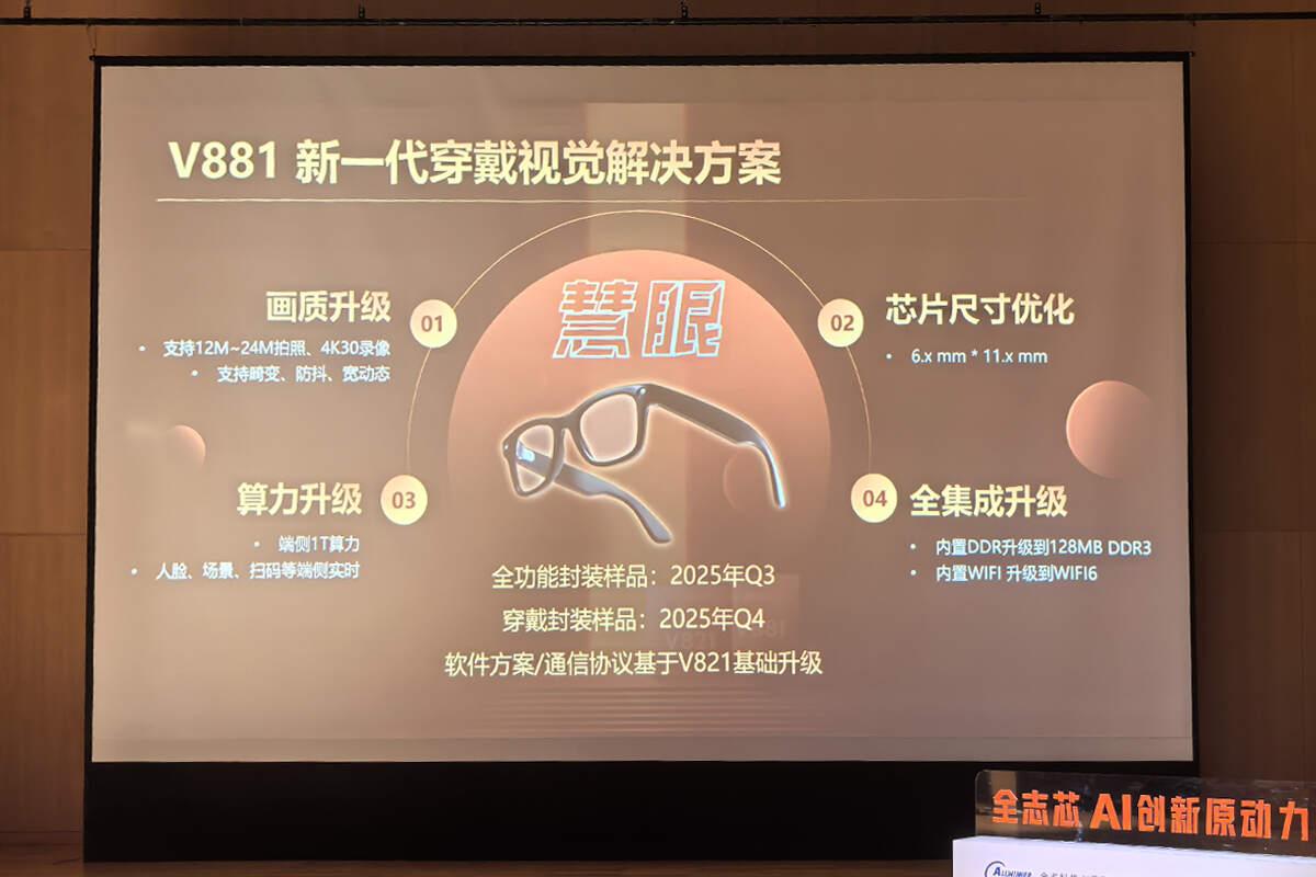全志「慧眼」AI眼镜系列解决方案发布会，V821与V881两款方案满足市场不同需求 - 知乎