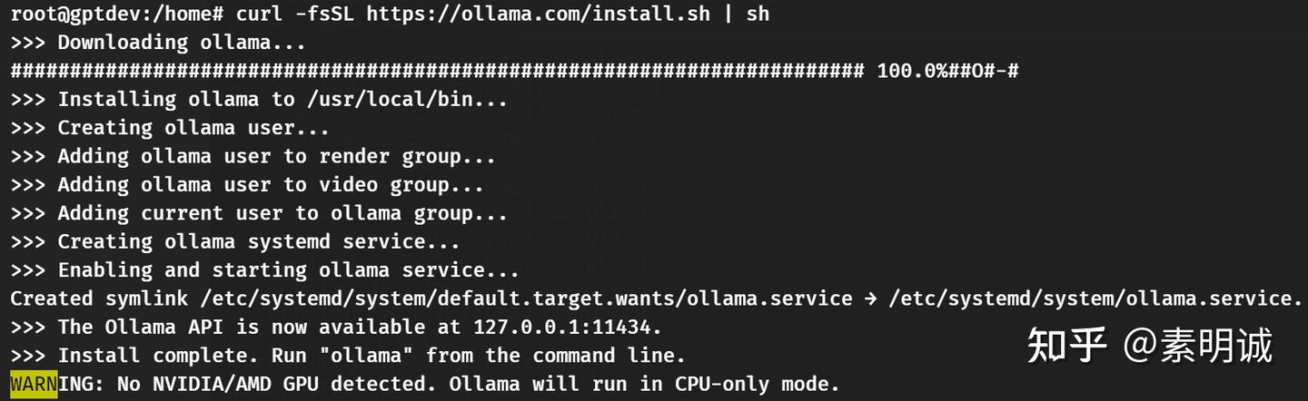 Linux Ollama 常用命令和 API 调用 - 知乎
