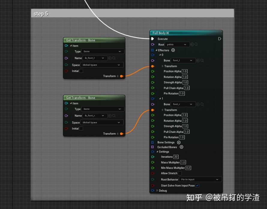 [UE4/UE5] Control Rig 和foot IK - 知乎