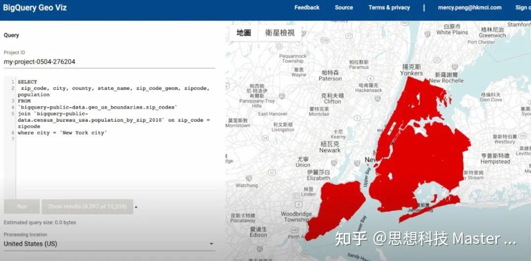 Google Maps | 使用 Google BigQuery 进行 GIS 空间资料分析 - 知乎