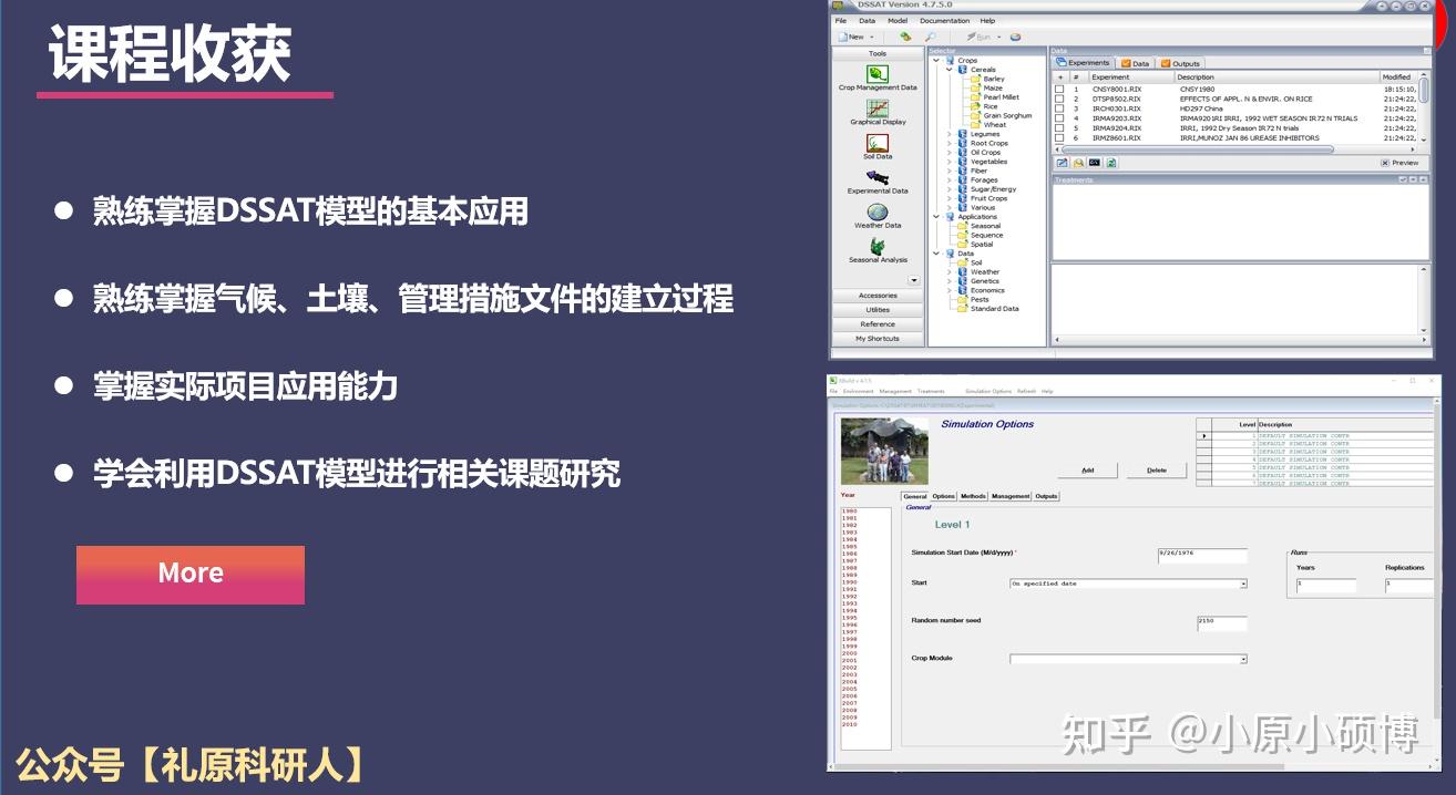 DSSAT学习教程 - 知乎
